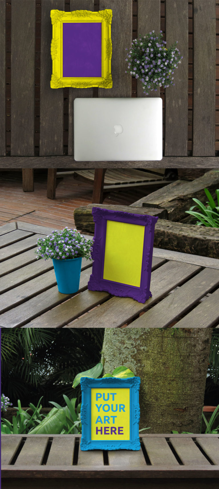 Vintage Style Photo Frame Mockups Collaction - Mockup Love