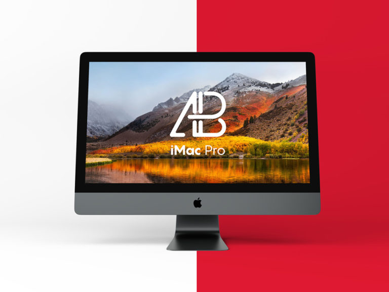 Free Mockup | Apple iMac Pro PSD Mockup - Mockup Love