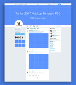 New Twitter 2017 Page Mockup - Mockup Love