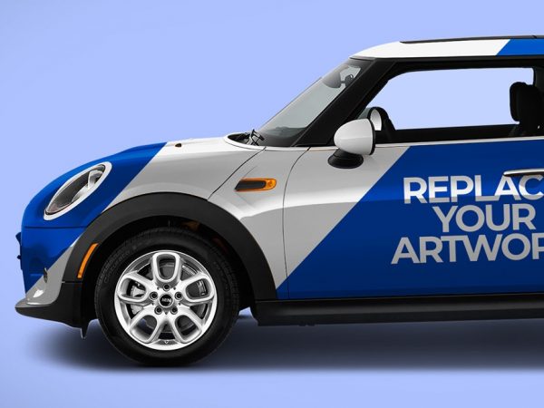Mini Cooper Wrap Mockup - Mockup Love