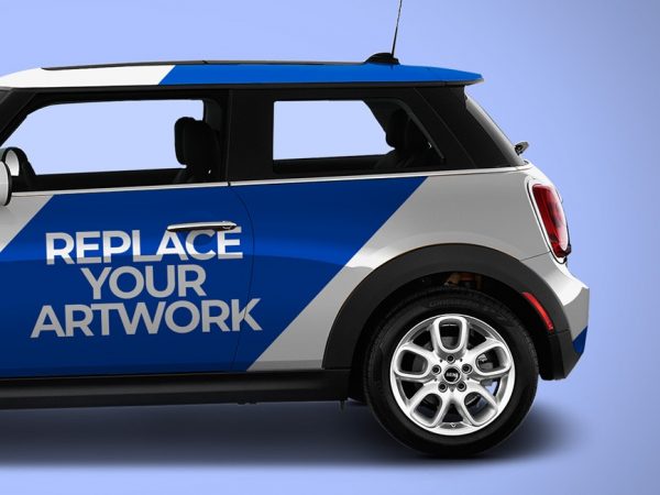 Mini Cooper Wrap Mockup - Mockup Love