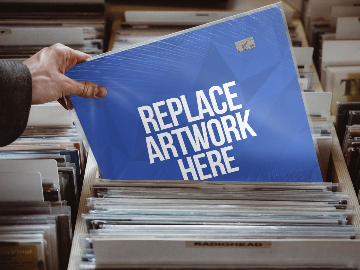 Vinyl Record Cover Mockup Mockup Love