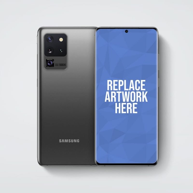 Galaxy S10 Front View Mockup - Mockup Love