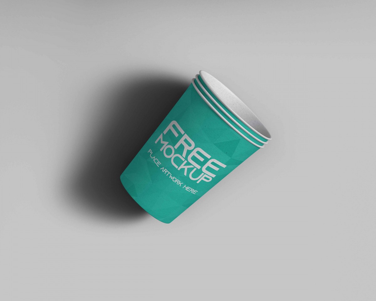 Disposable Paper Cup Mockup - Mockup Love