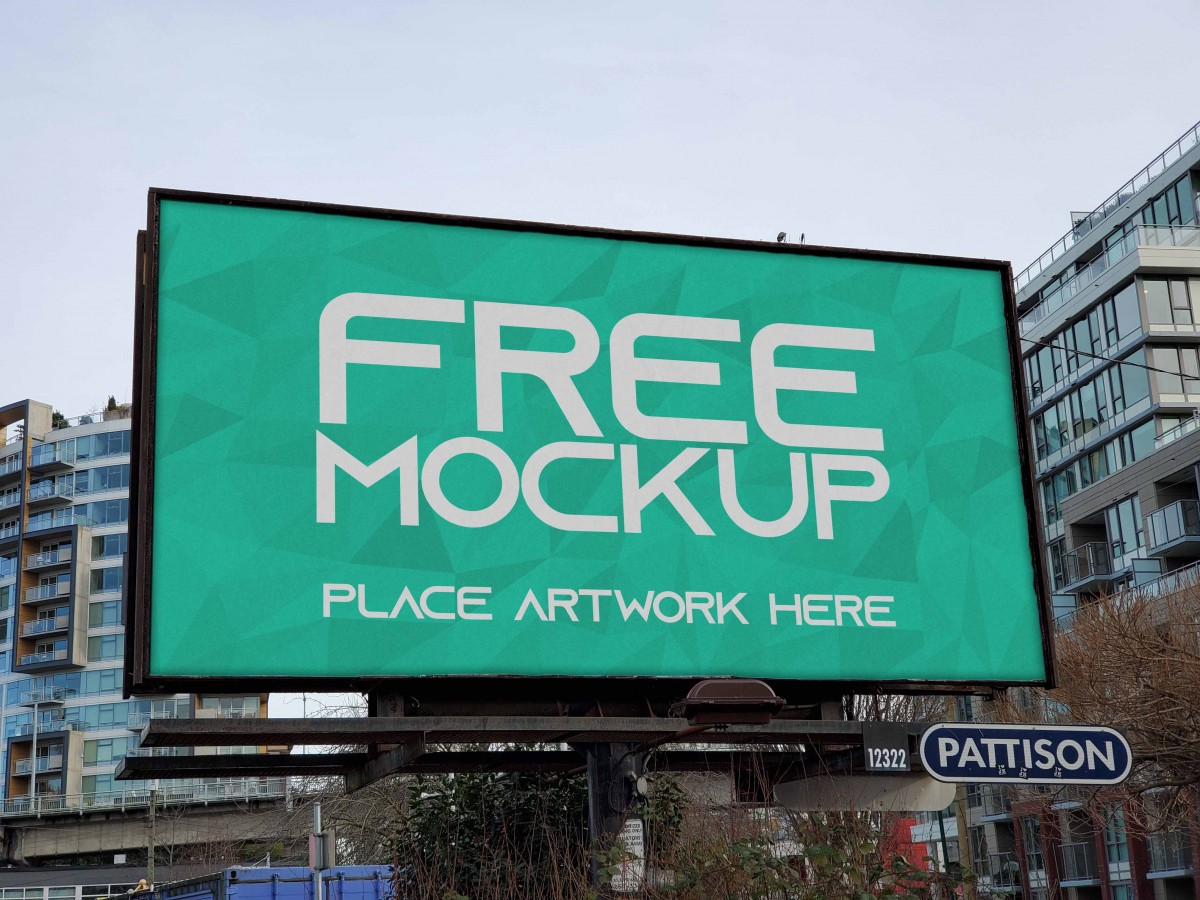 City billboard mockup - Mockup Love